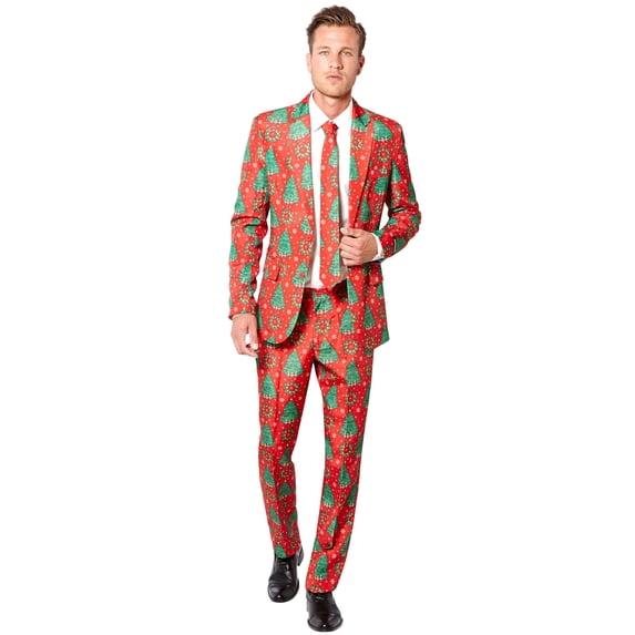Suitmeister Men's Christmas Tree Christmas Suit - Walmart.com
