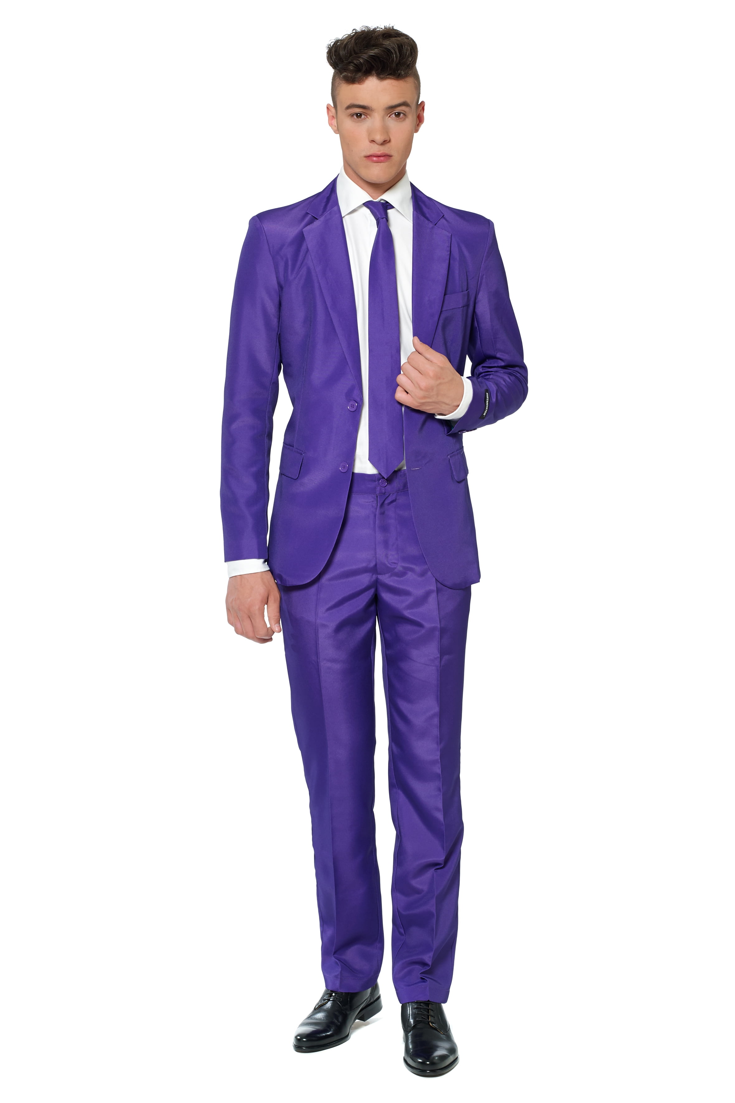Suitmeister Men's Solid Purple Color Suit - Walmart.com