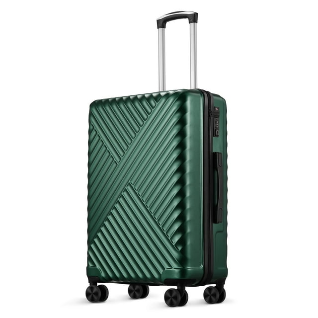 Suitour Hardside Luggage with Spinners, Checked luggage 28-Inch, Deep ...