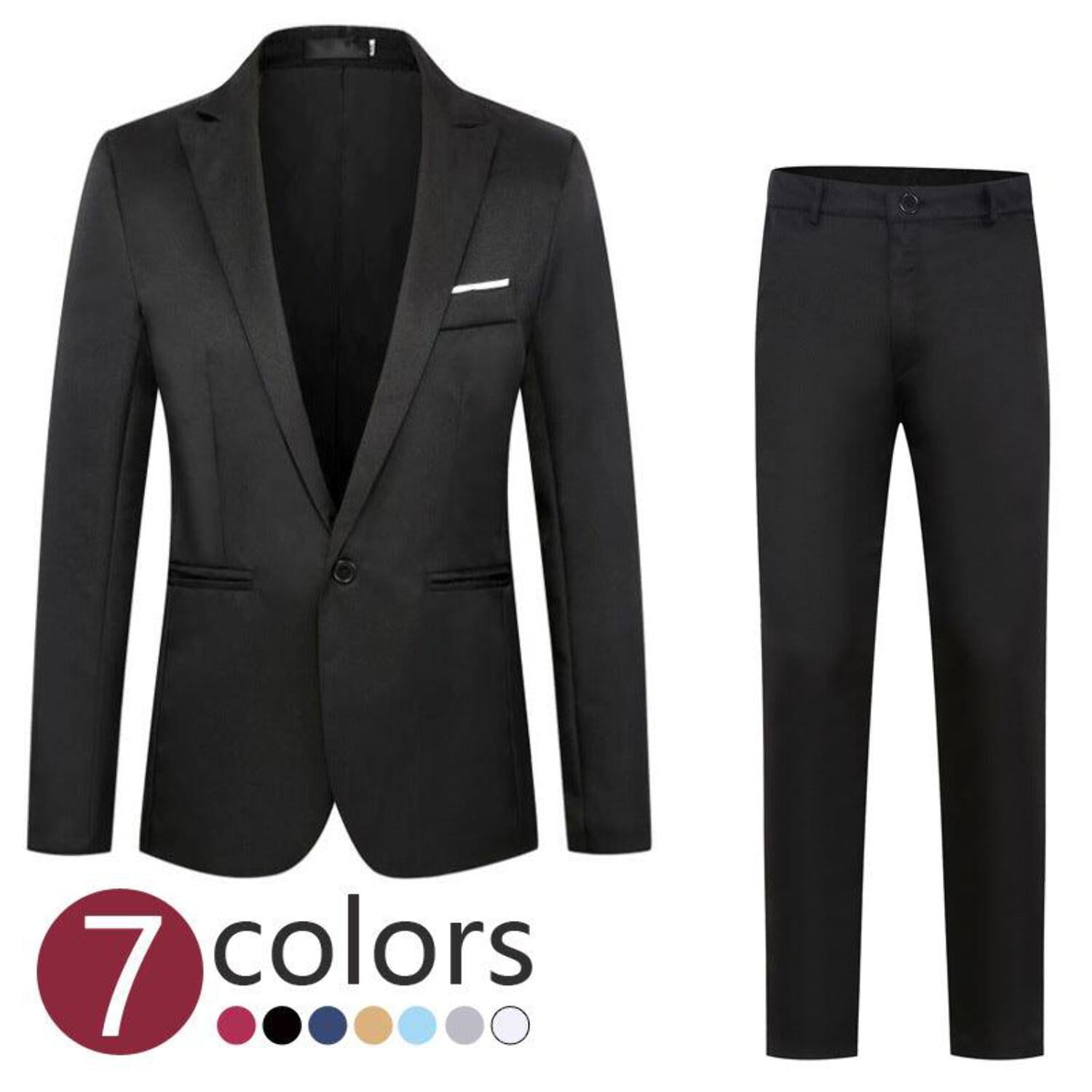 Suits For Wedding Tuxedo Clothes Jacket Men Suit - Walmart.com
