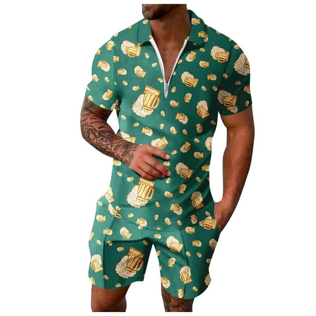 Suits For Men Men Short Sets Outfits 2 Piece Oktoberfest Summer