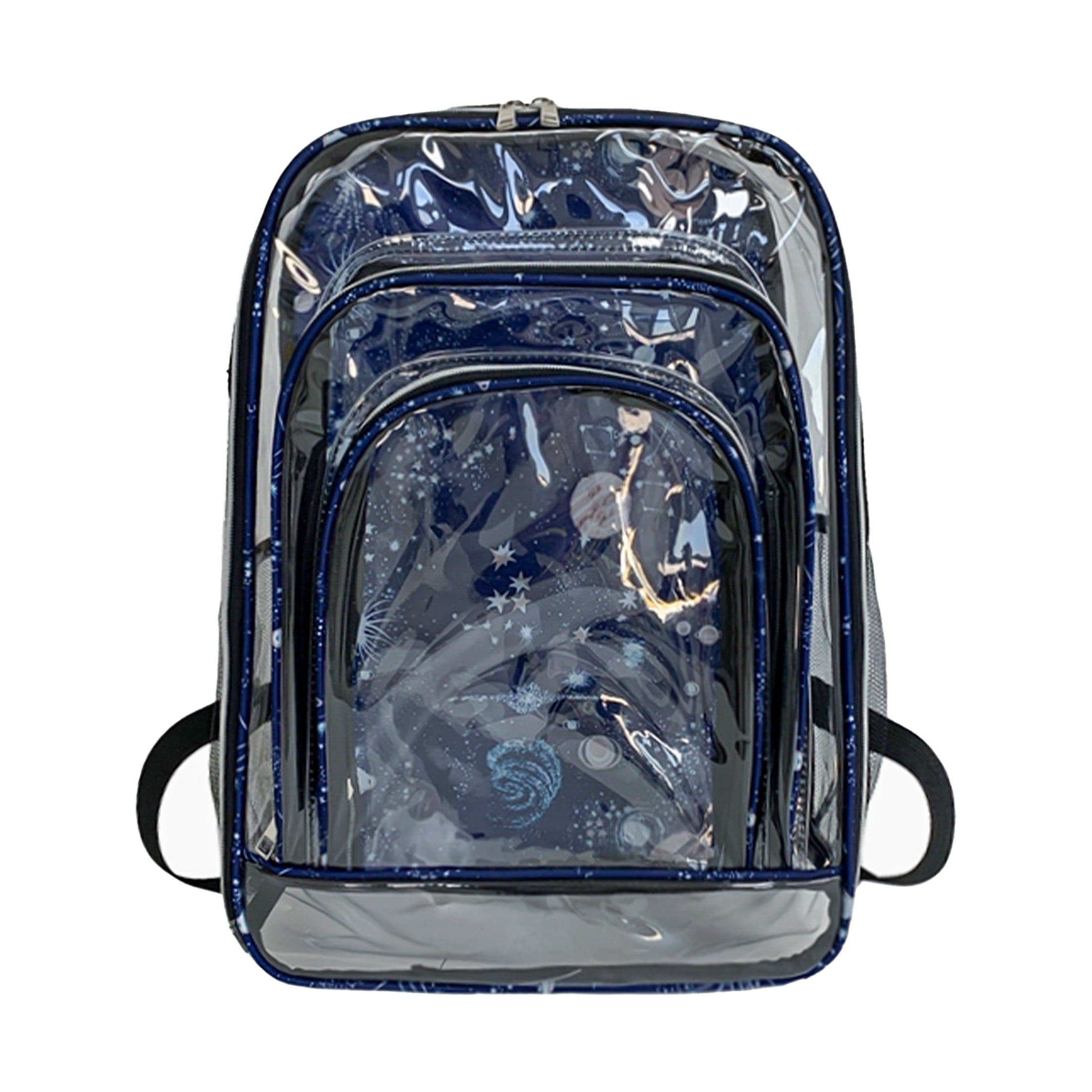 Suizaomo Clear Backpack for School, Heavy Duty Transparent Bookbag, See ...