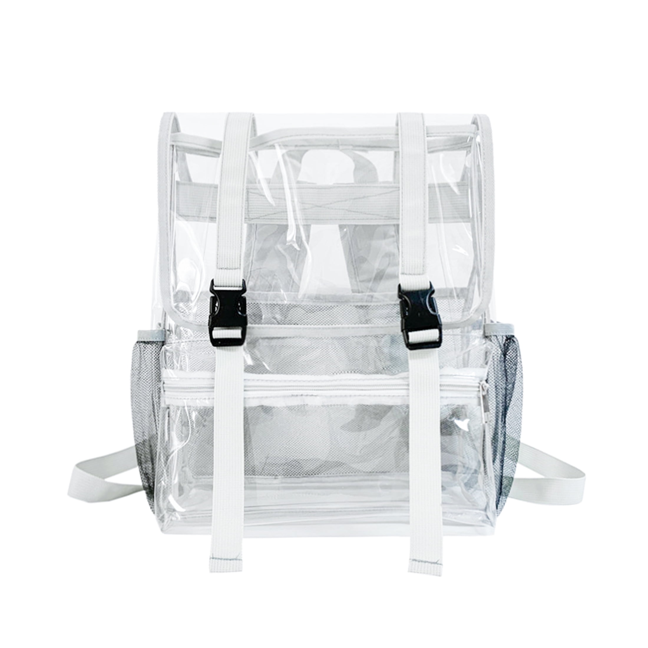 Suizaomo Clear Transparent Backpack for School Students，Heavy Duty ...
