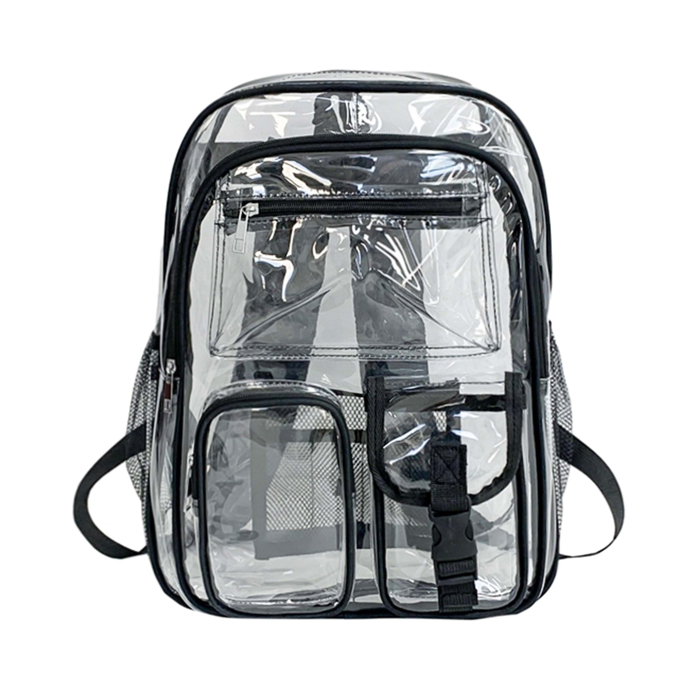 Suizaomo Large Clear Backpack for School,Heavy Duty PVC Transparent ...