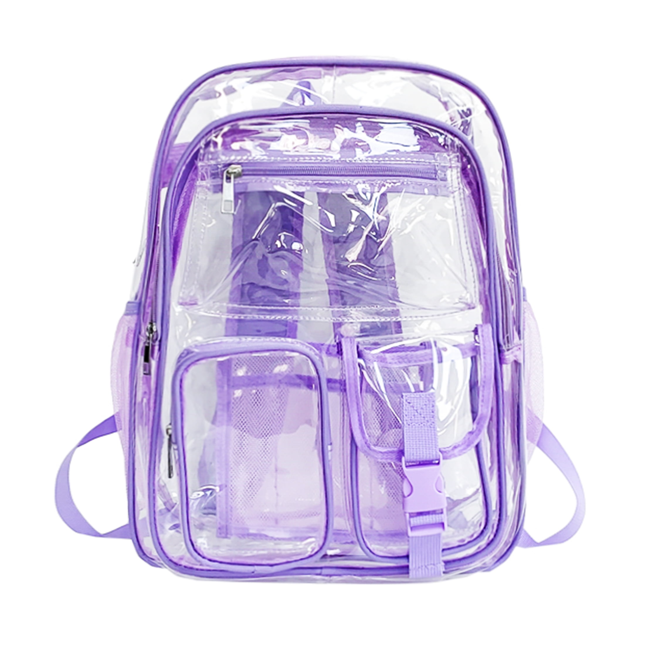 Suizaomo Large Clear Backpack for School,Heavy Duty PVC Transparent ...