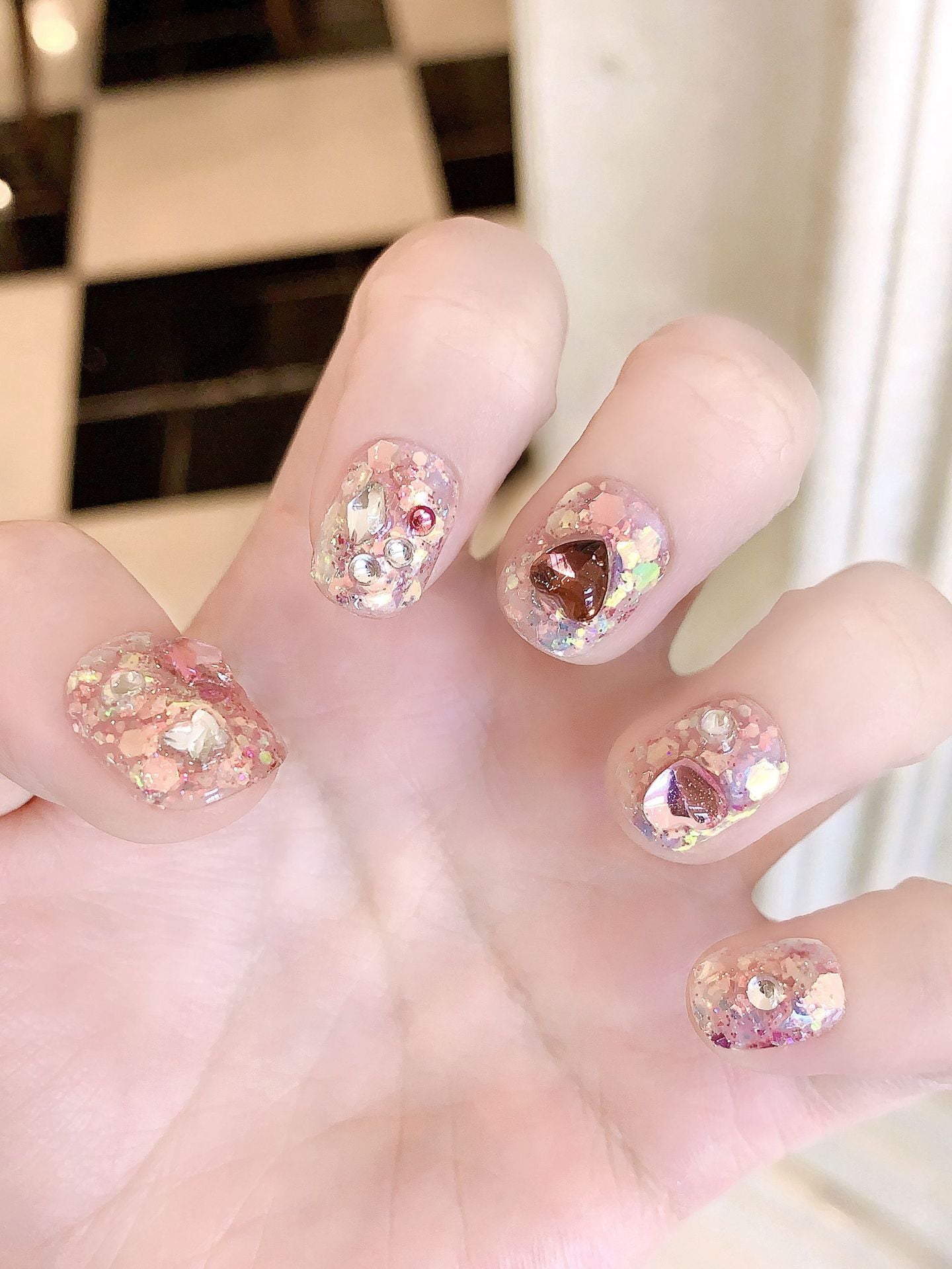 Suizaomo Salon Press On Nails Trendy Handmade Nails, Reusable Fake ...