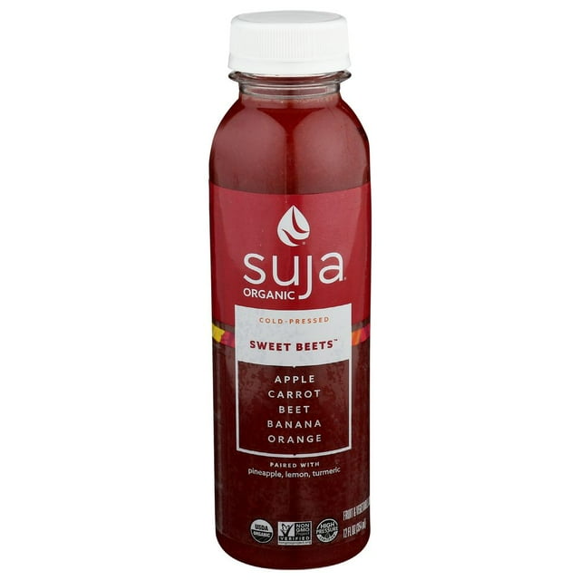 Suja Essentials Organic Sweet Beets Juice, 12oz - 6 Pack, USDA ...