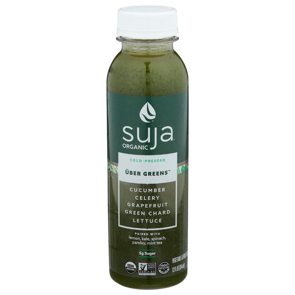 Suja Essentials Organic Uber Greens Juice, 12 Fluid Ounce -- 6 per Case ...