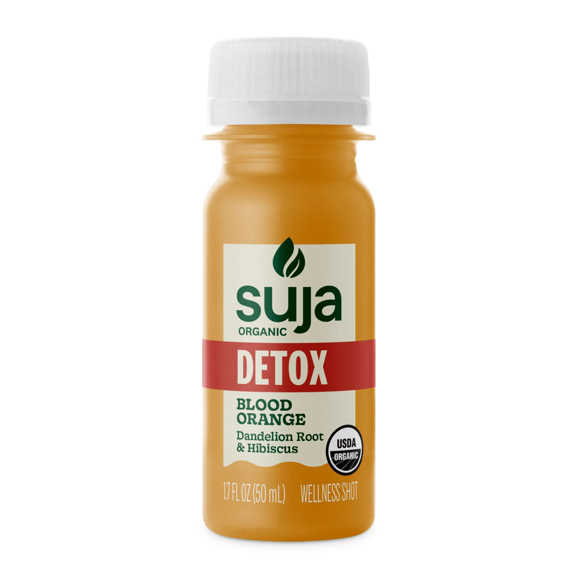 Suja Organic Detox Blood Orange Shot, 1.7 fl oz Bottle - Walmart.com