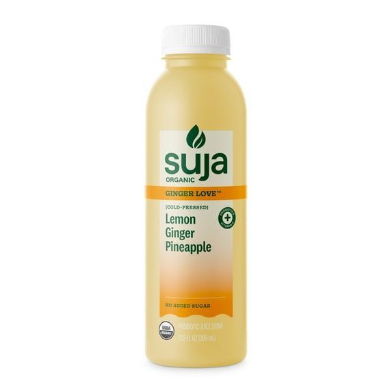 Suja Organic Ginger Love Juice, 13.5 fl oz, Refreshing Ginger Lemonade ...