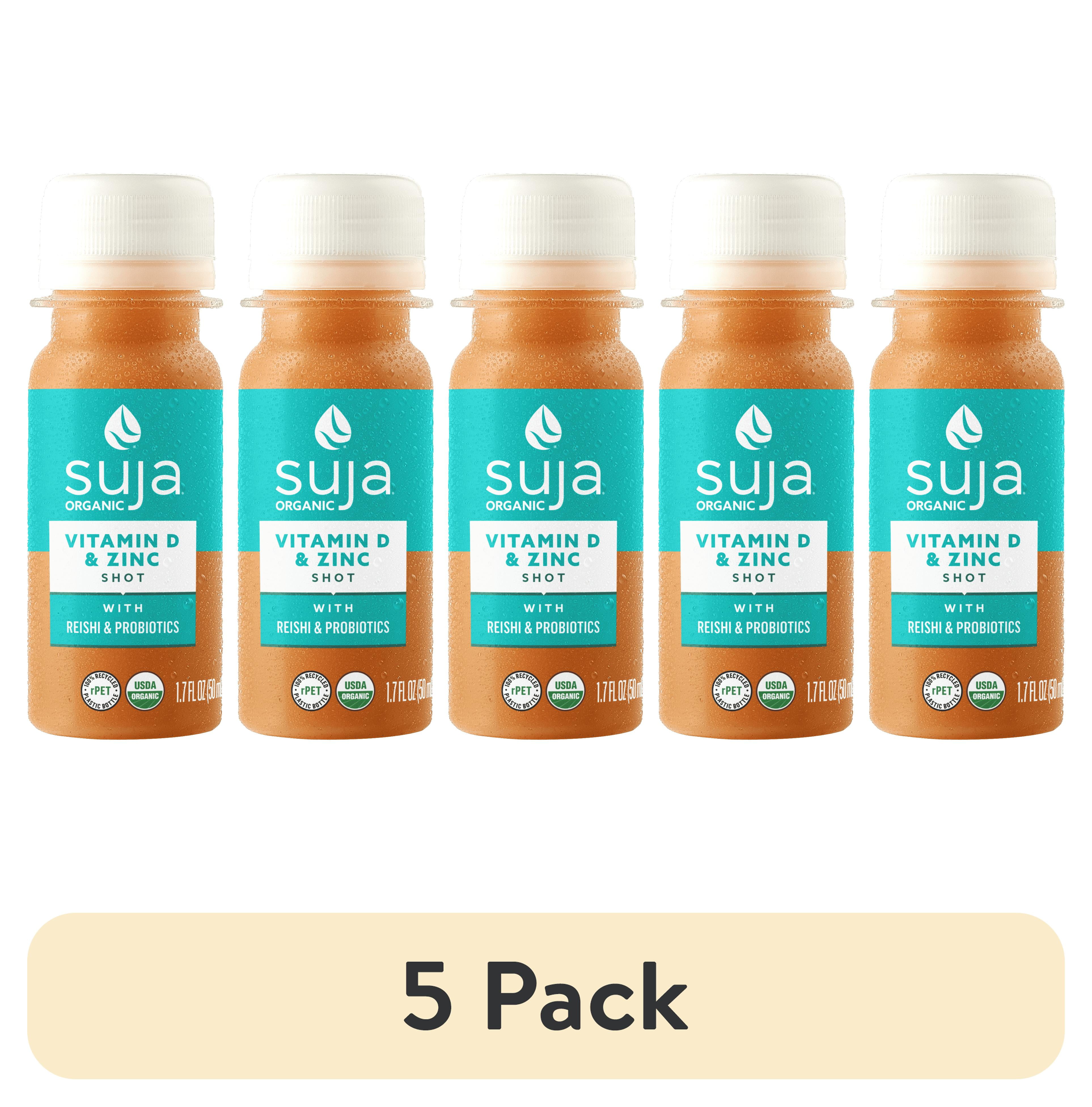 (5 pack) Suja Organic Vitamin D and Zinc Juice Shot with Reishi and ...
