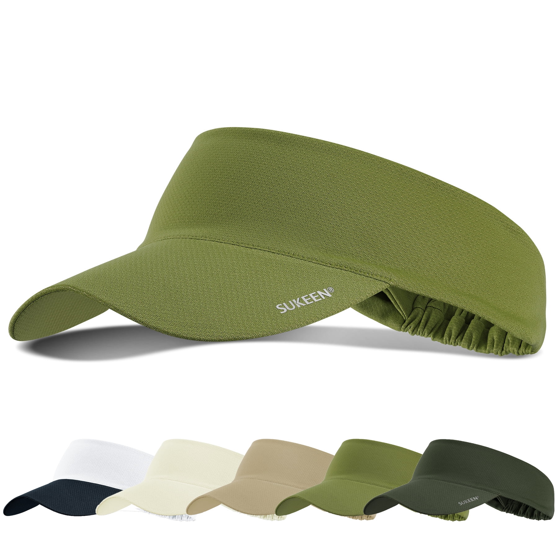Sukeen Cooling Visor Hat UV Protection Sun Visor Stretchy Sports Tennis ...