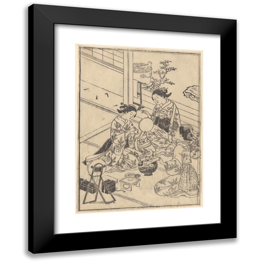 Sukenobu Ishigawa 11x14 Black Modern Framed Museum Art Print Titled ...