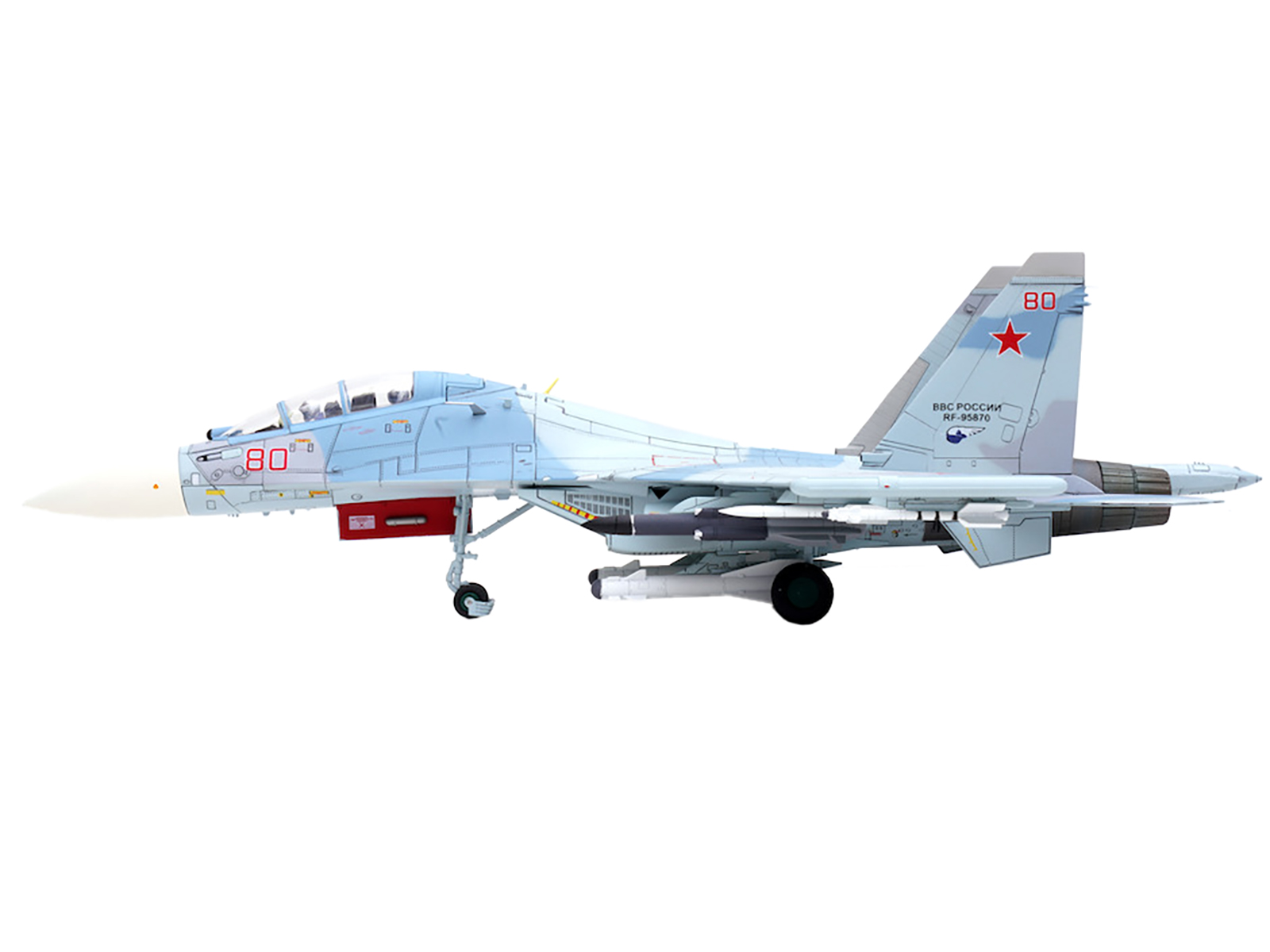 Sukhoi Su-30M2 Flanker-C Fighter Aircraft #30 "Russian Air Force" "Wing ...