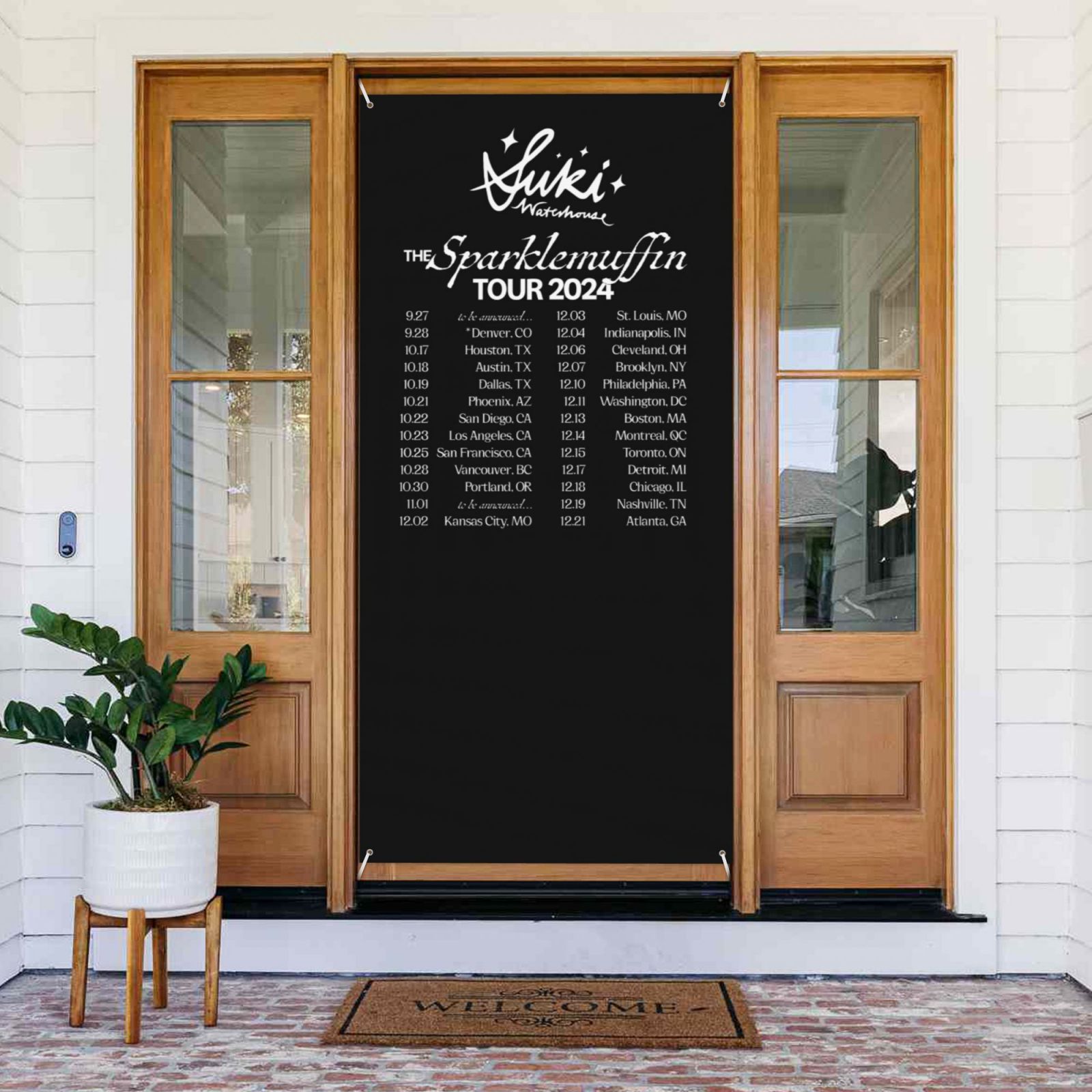 Suki Waterhouse Sparklemuffin Door Cover Decorated Banner Spring Party ...