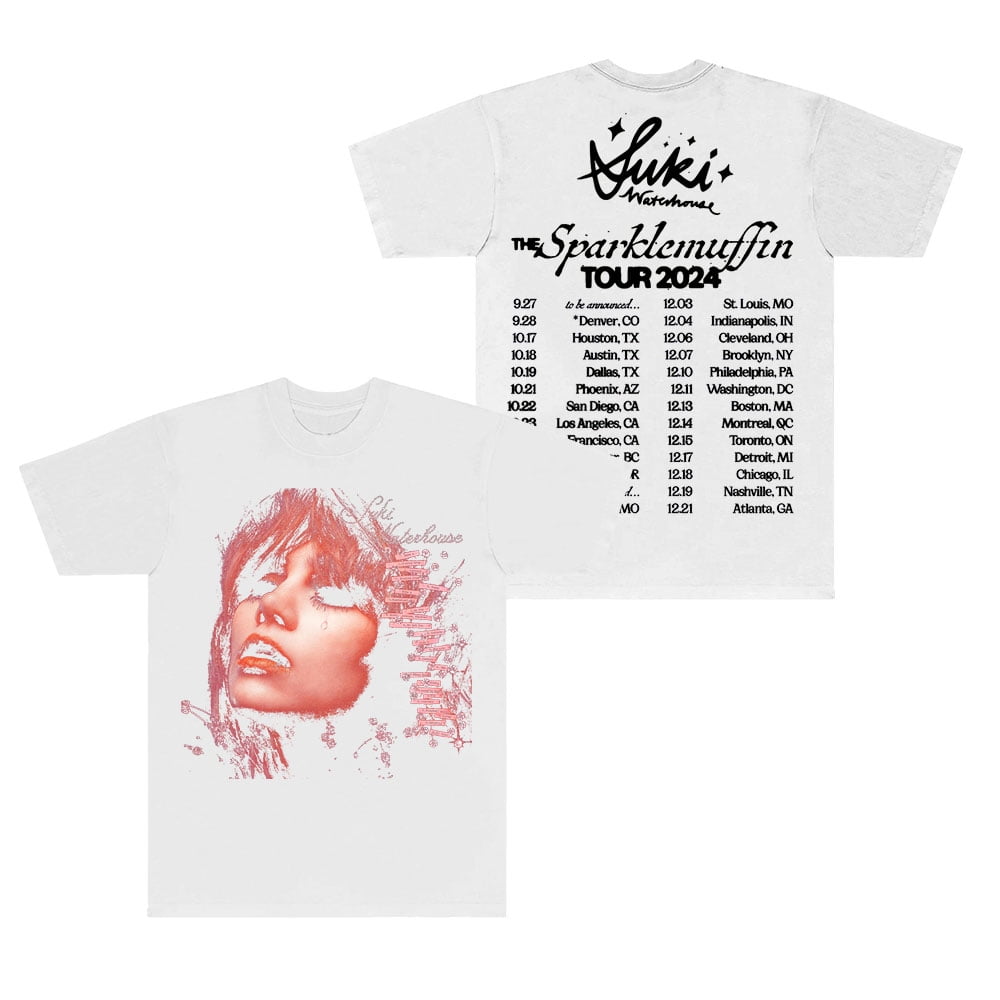 Suki Waterhouse The Sparklemuffin Tour 2024 Merch T-Shirts Cosplay ...