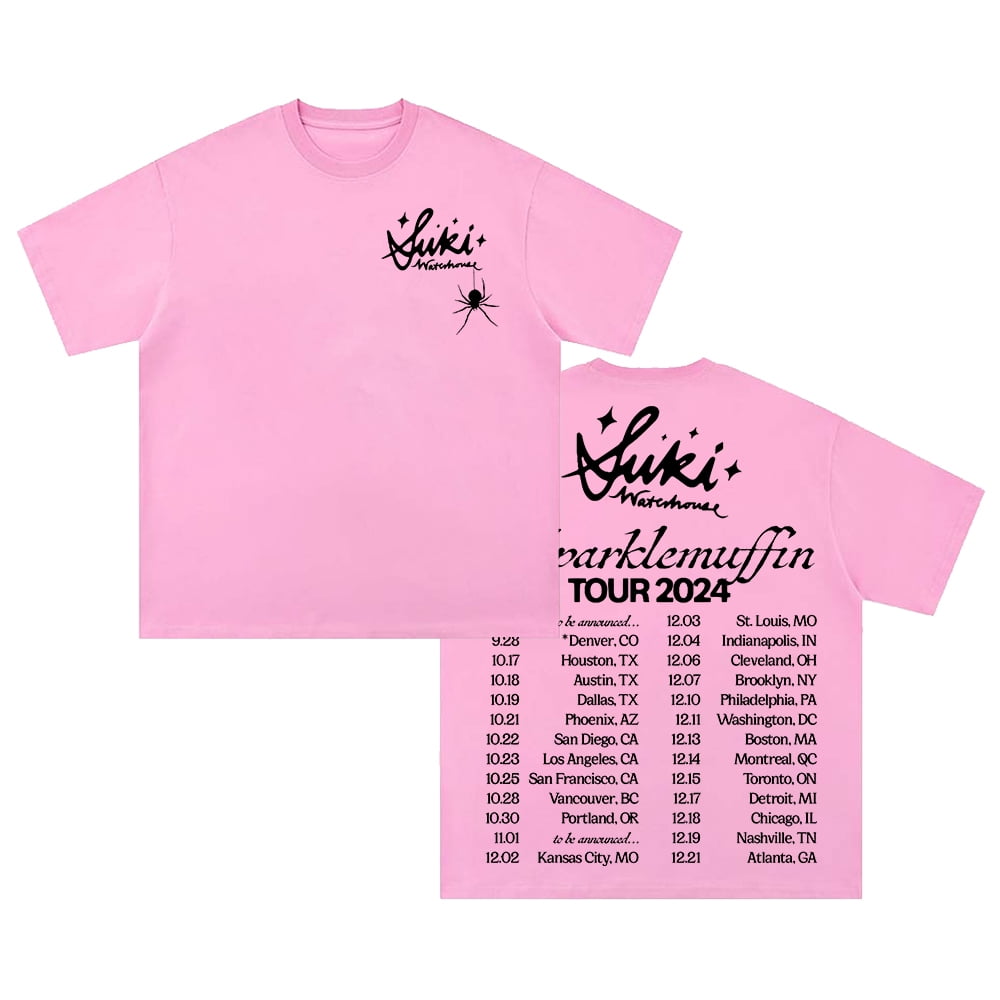 Suki Waterhouse The Sparklemuffin Tour T-shirt Short Sleeve Cotton Tee ...