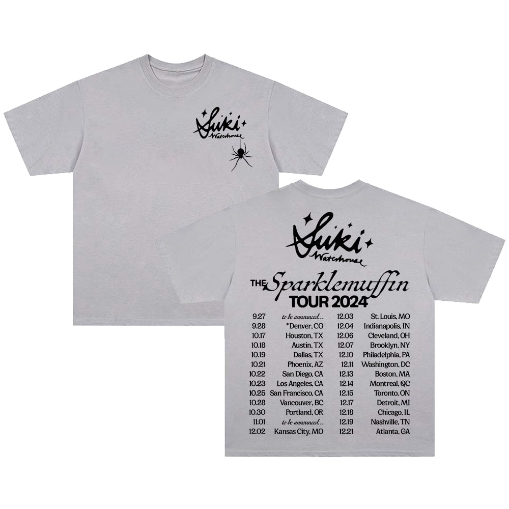 Suki Waterhouse The Sparklemuffin Tour T-shirt Short Sleeve Cotton Tee ...