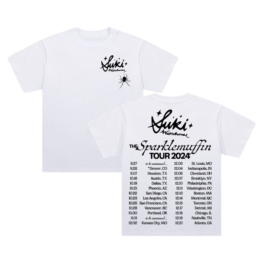 Suki Waterhouse The Sparklemuffin Tour T-shirt Short Sleeve Cotton Tee ...