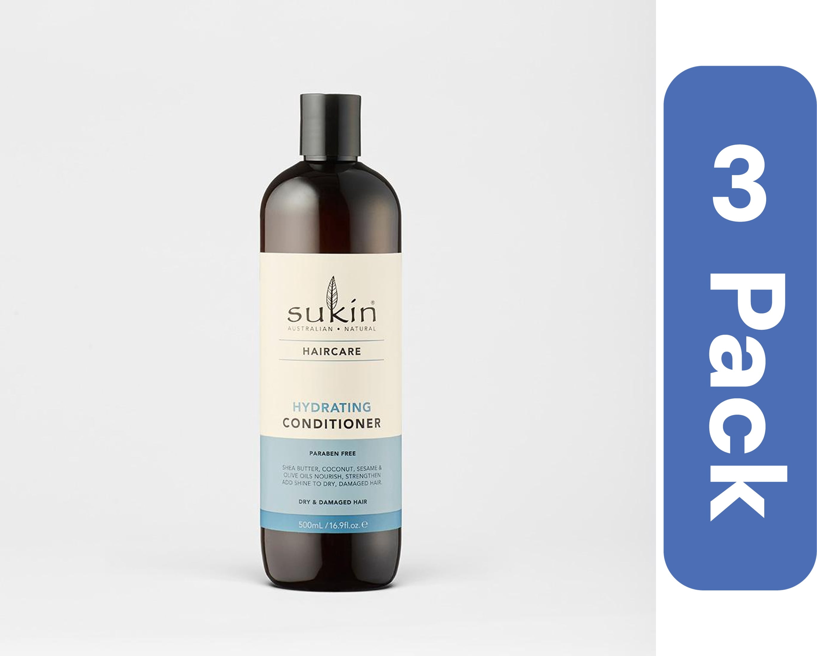 Sukin Hydrating Conditioner 16.9 fl oz (Pack Of 3) - Walmart.com