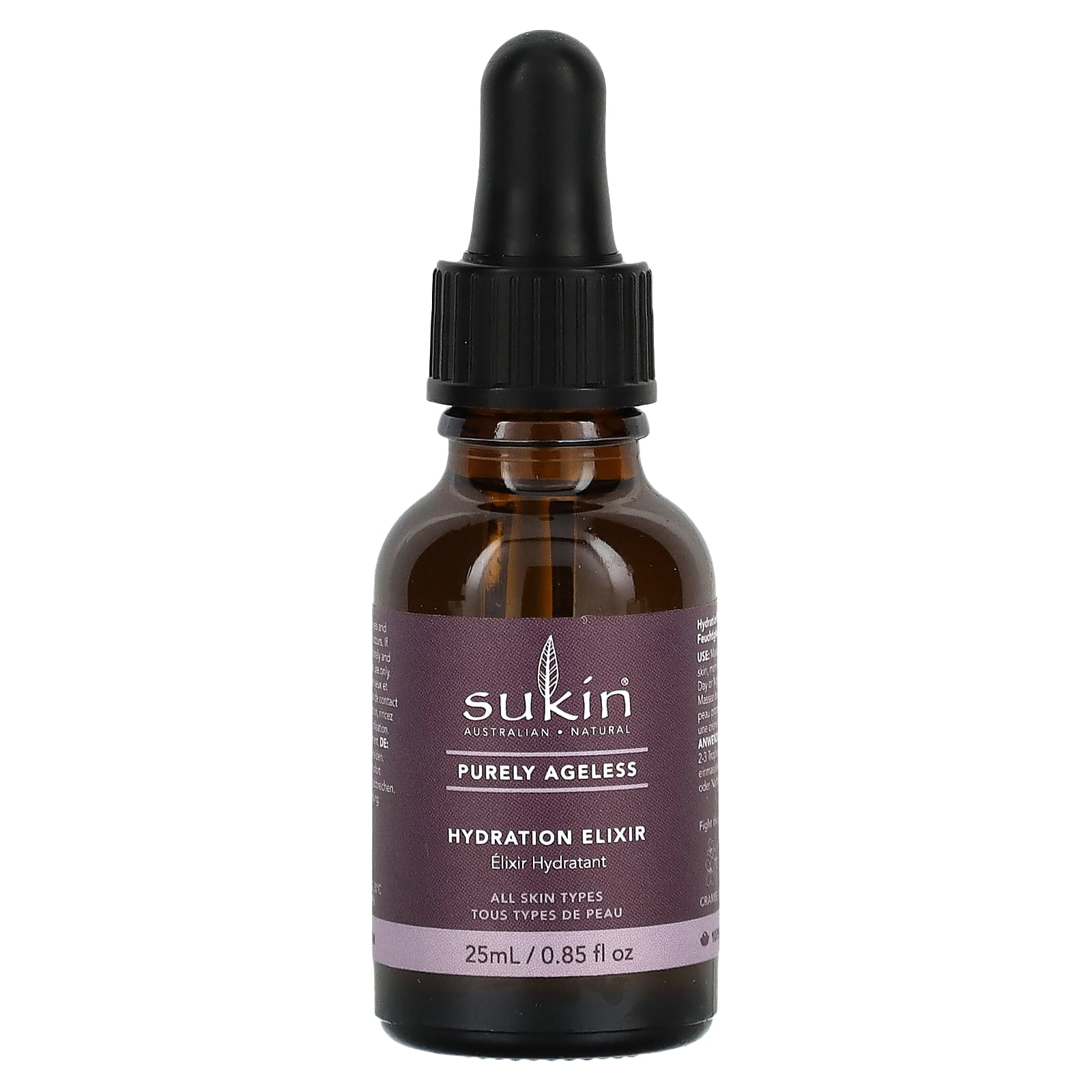 Sukin Purely Ageless, Hydration Elixir, 0.85 fl oz (25 ml) - Walmart.com