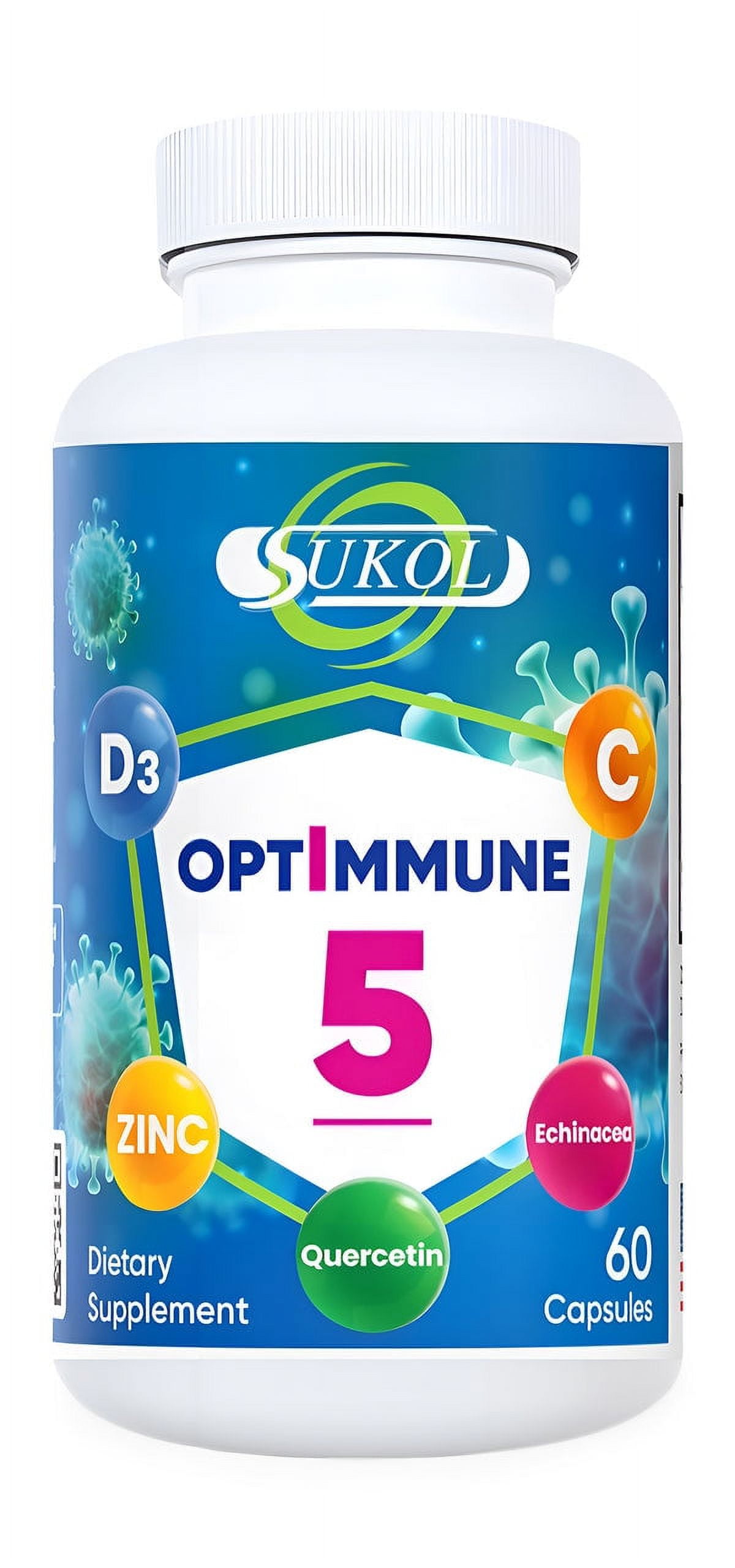 Sukol Optimmune-5: the Ultimate 5-in-1 natural support with Vitamin C ...