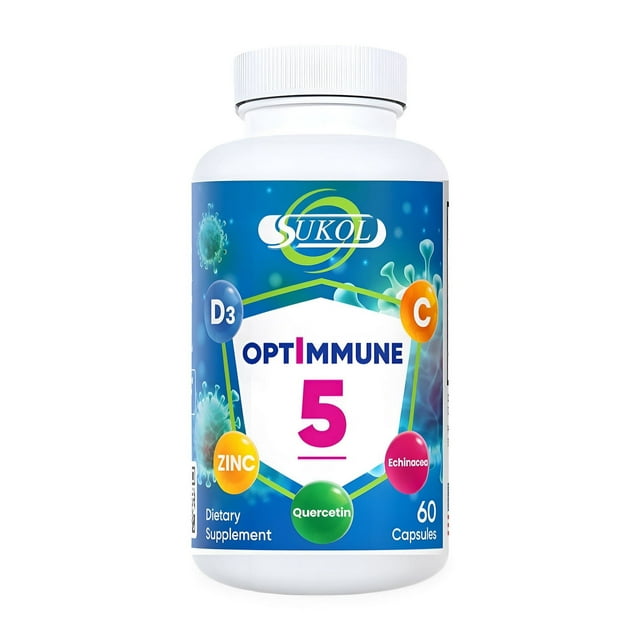 Sukol Optimmune-5: the Ultimate 5-in-1 natural support with Vitamin C ...