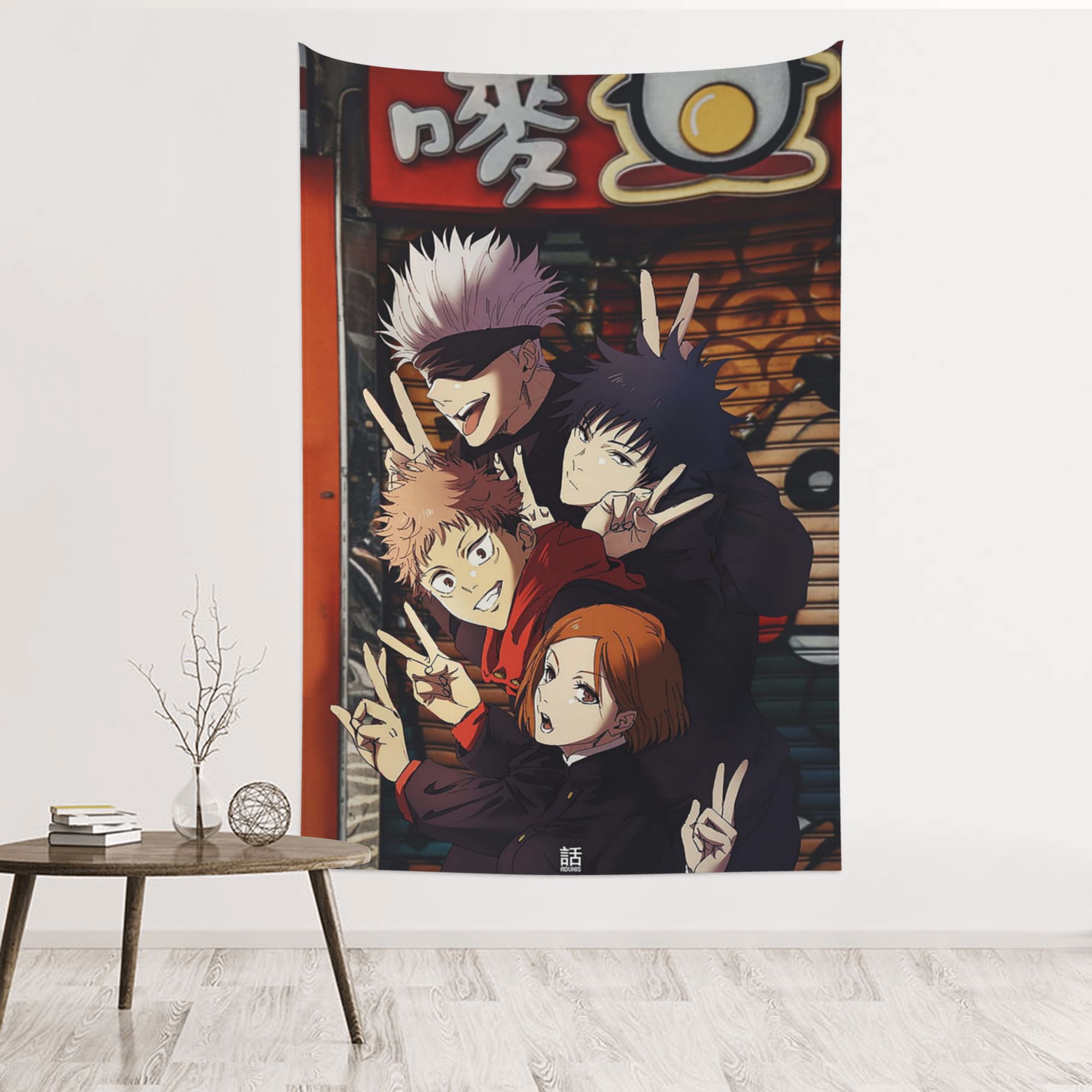 Sukuna Gojo Jujutsu Kaisen Tapestry Banner 60 X 40 inch Decor Art ...