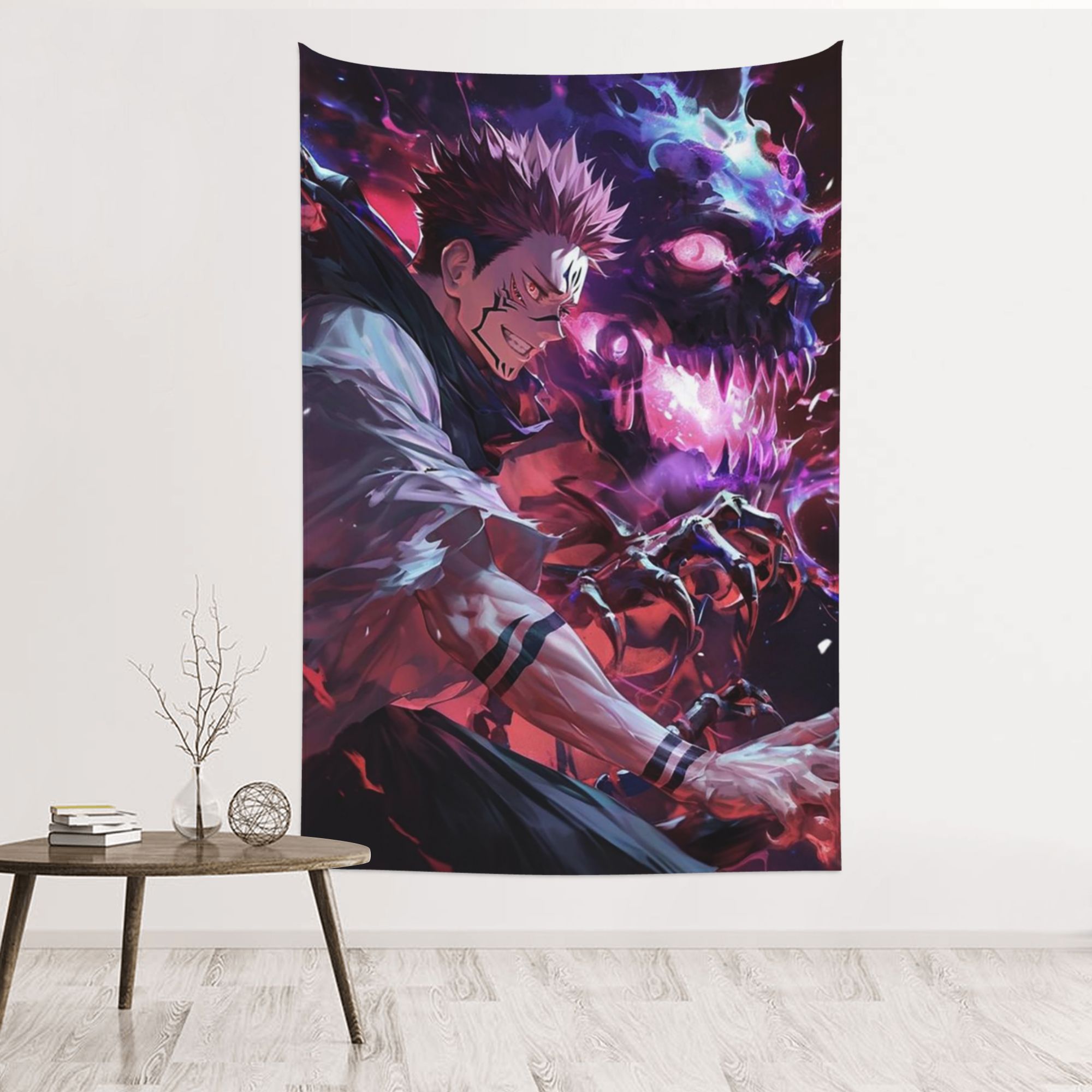 Sukuna Jujutsu Kaisen Tapestry 60 x 40 Wall Hanging Tapestries Art ...