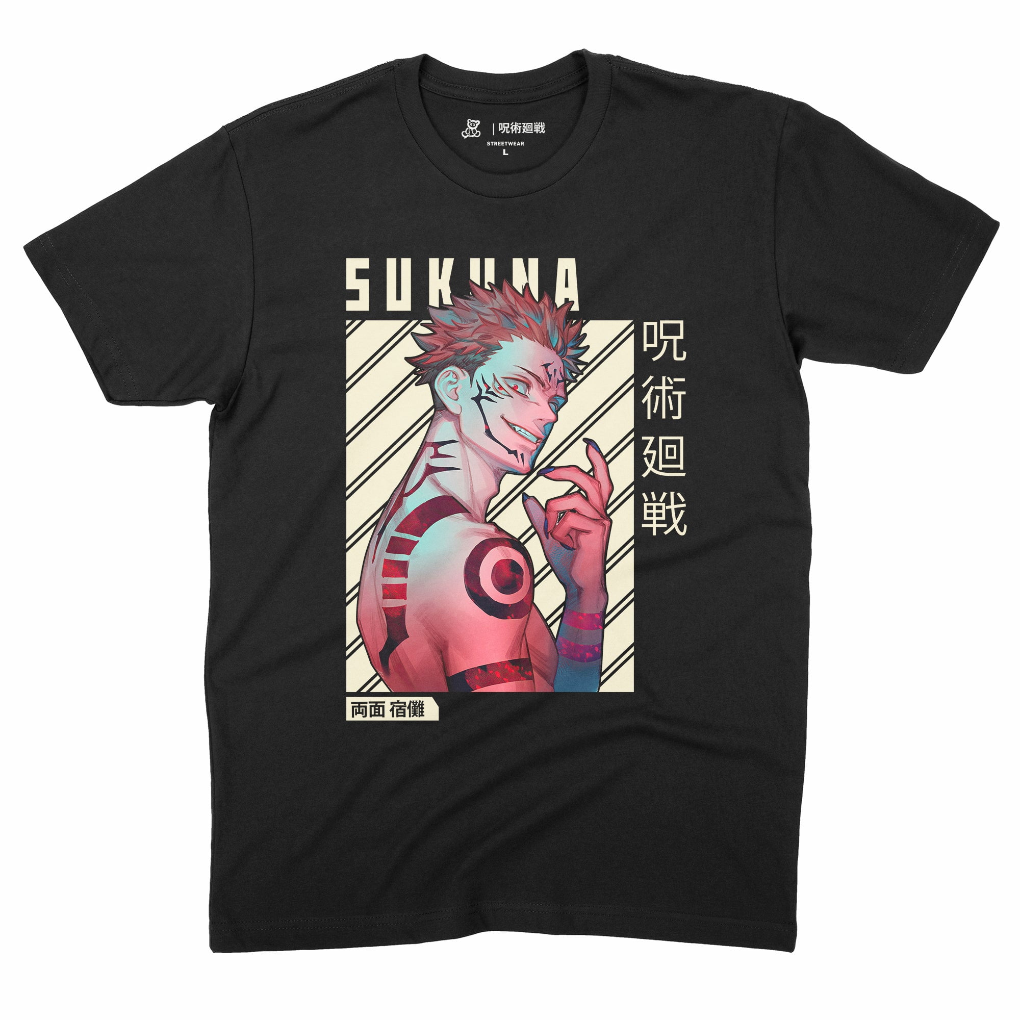 Sukuna Ryoumen Anime T-Shirt - Jujutsu Kaisen Iconic Graphic Tee ...