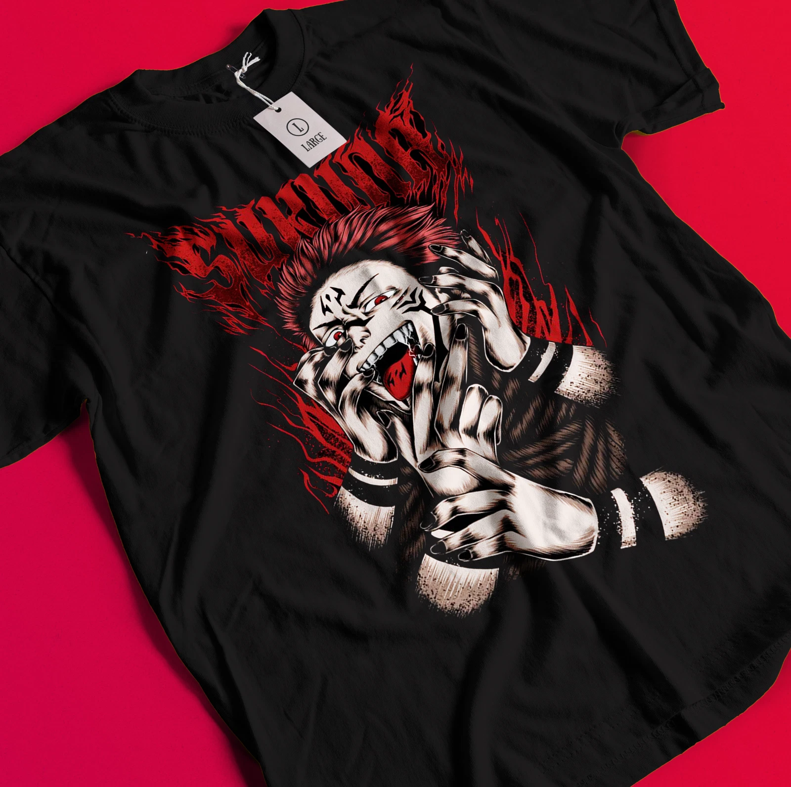 Sukuna Shirt Gojo Satoru T-Shirt Jujutsu Kaisen Tshirt Toji Tee Itadori ...