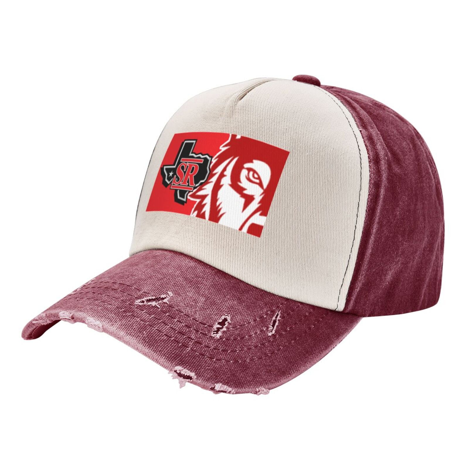 Sul Ross State University Logo Cowboy Collision Color Washed Baseball ...