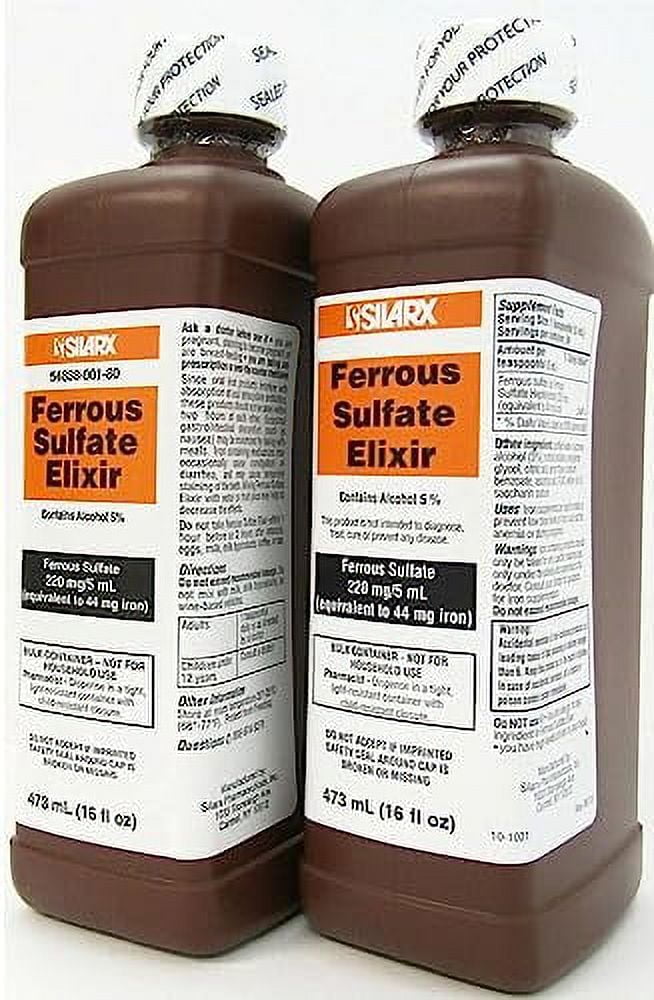 Sulfate 220mg/5mL 16oz Bottle - 4 Pack - Walmart.com