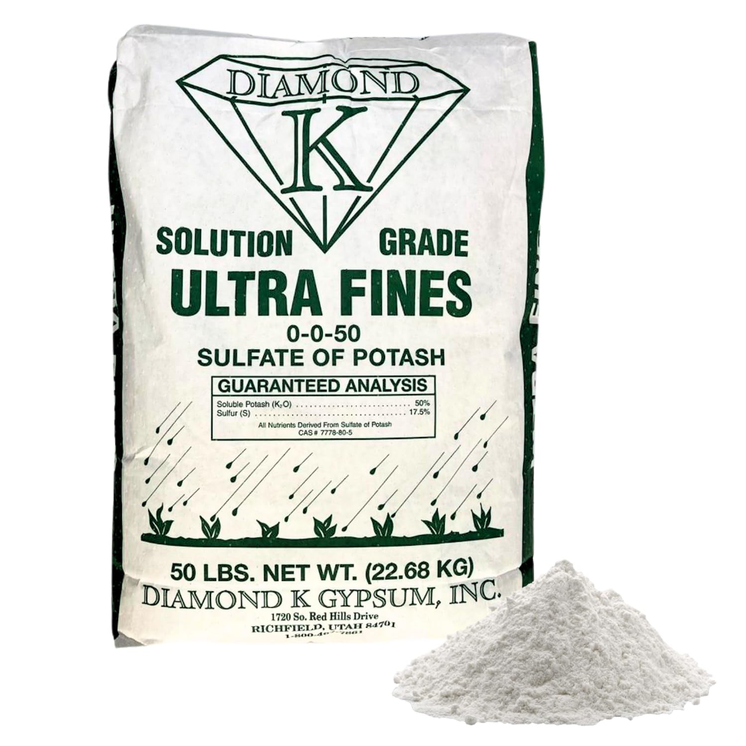Sulfate of Potash 0-0-50 Fertilizer - Potassium Fertilizer for Indoor ...