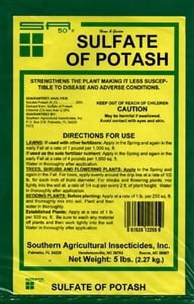Sulfate of Potash 0-0-50 Granular Fertilizer for Plants and Soil - 1 Lb ...