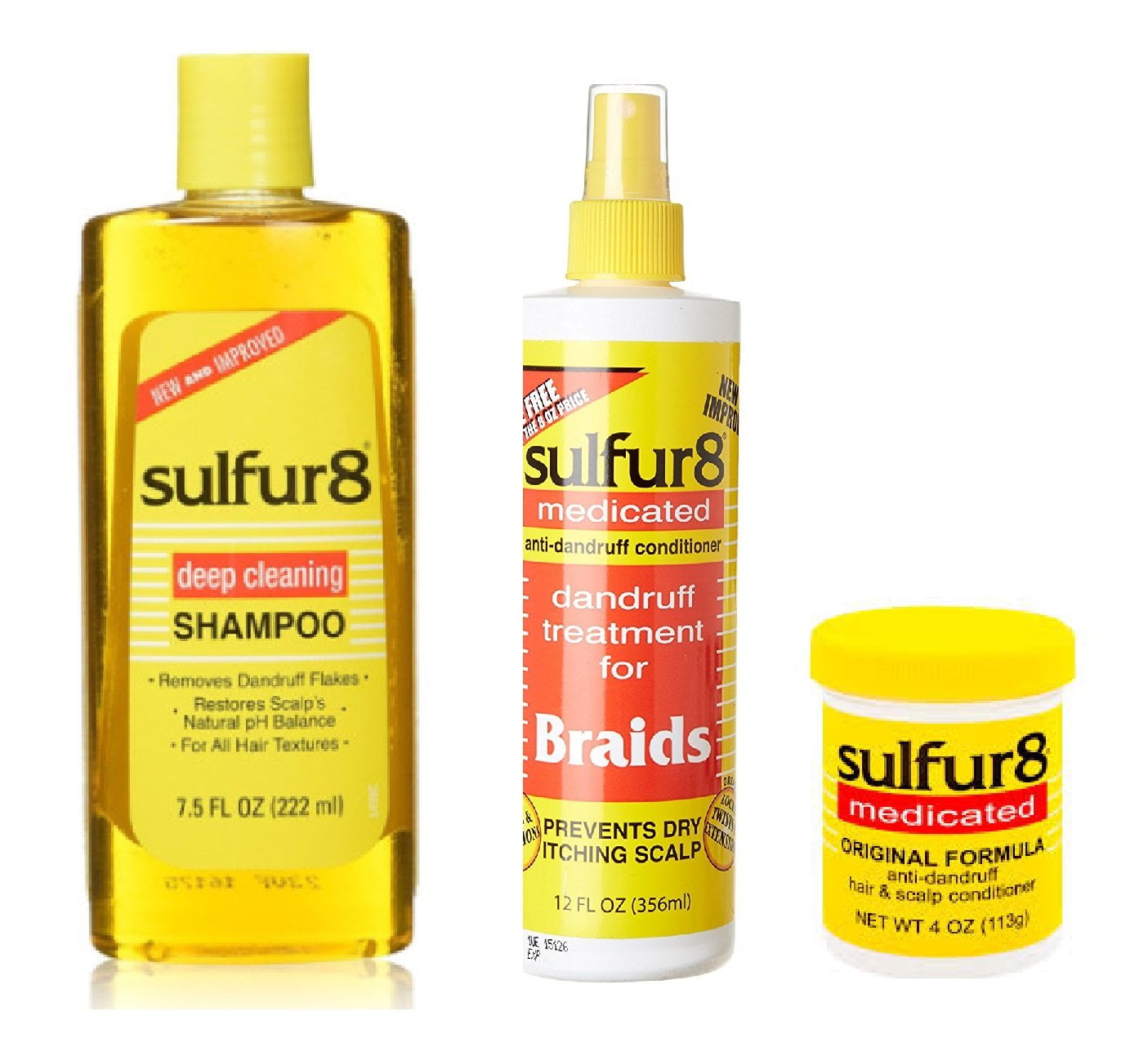 Sulfur 8 Dandruff Treatment (COMBO) - Walmart.com