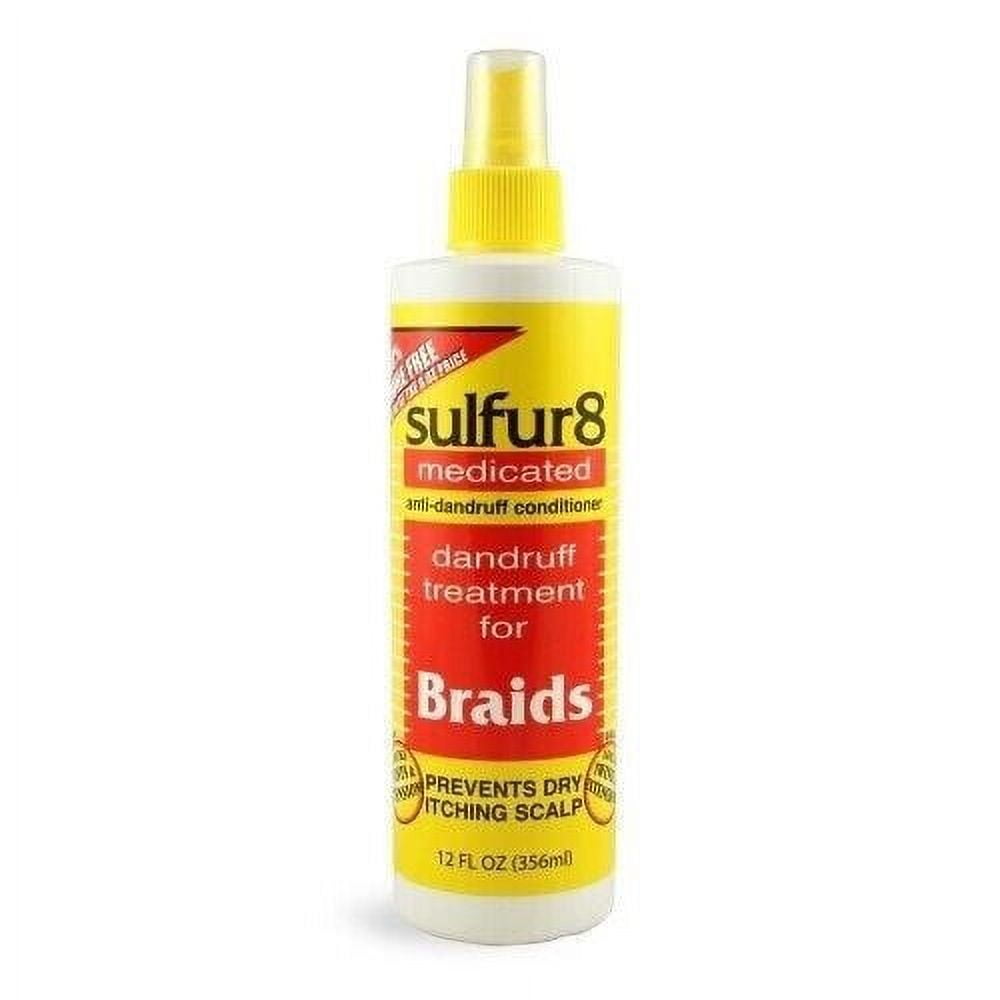 Sulfur 8 Dandruff Treatment For Braids Spray 12 oz - Walmart.com