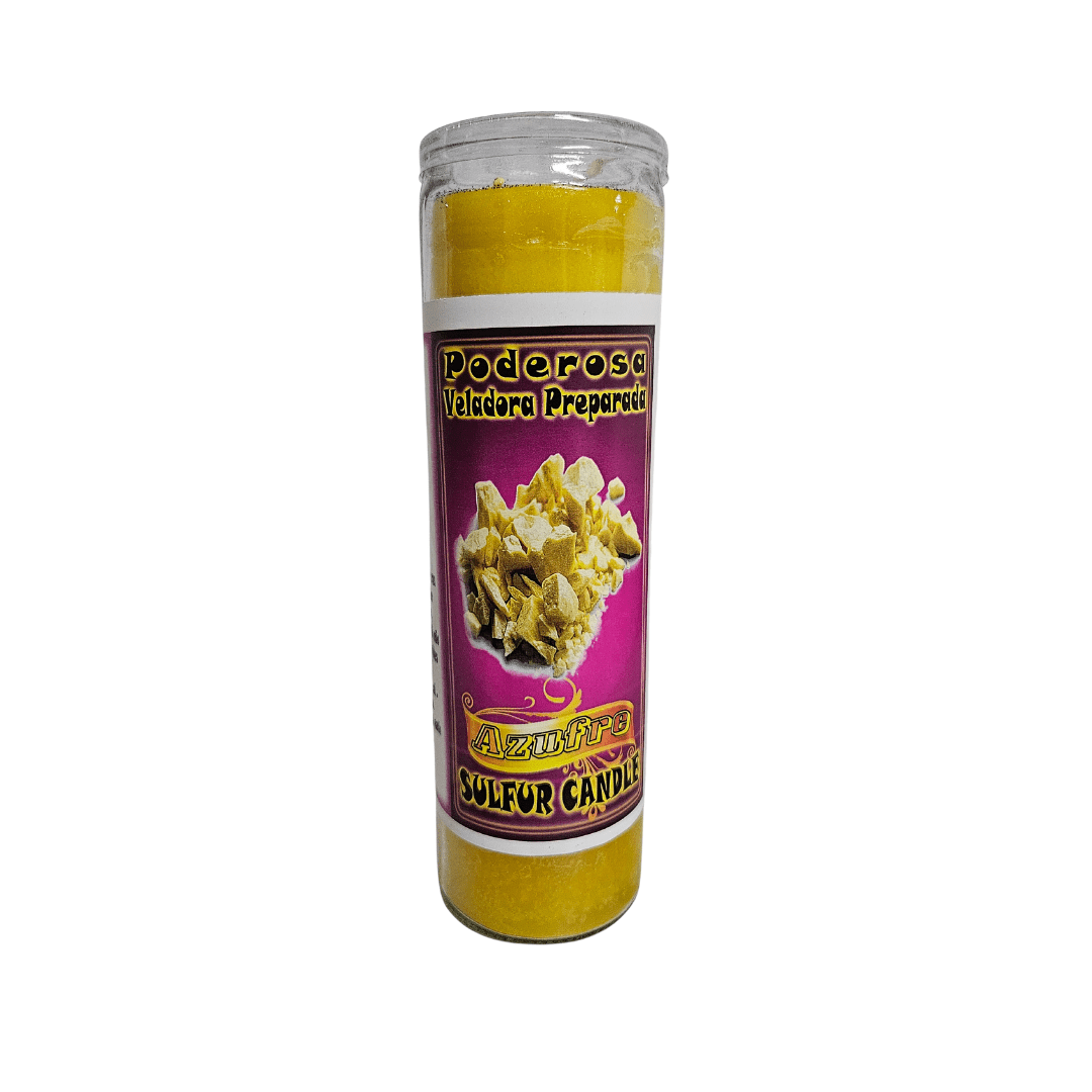Sulfur Prepared Ritual Candle / Veladora De Azufre Preparada - Walmart ...