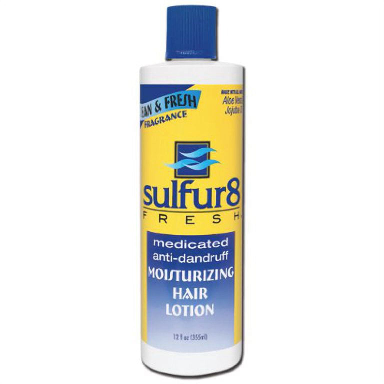 Sulfur8 Fresh Medicated Anti-Dandruff Moisturizing Hair Lotion 12 Oz ...