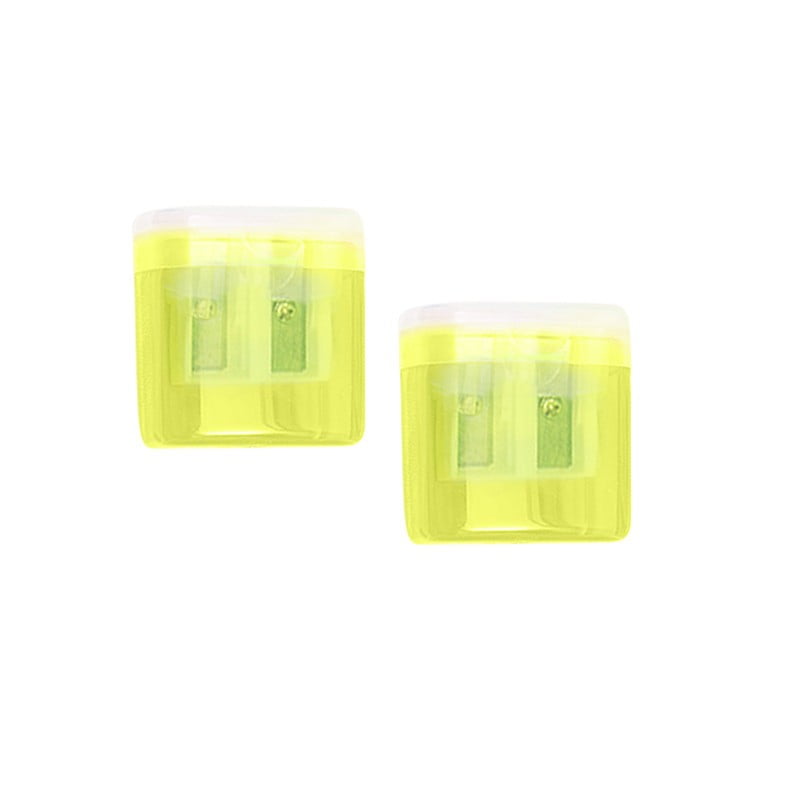 Sulgyt Pencil Sharpener Dual Hole Manual，Crayon Sharpener with Cover ...