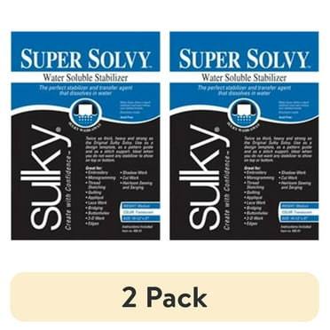 SULKY-Solvy Water Soluble, Wash Away Stabilizer Roll, 7.875" x 9 yd ...