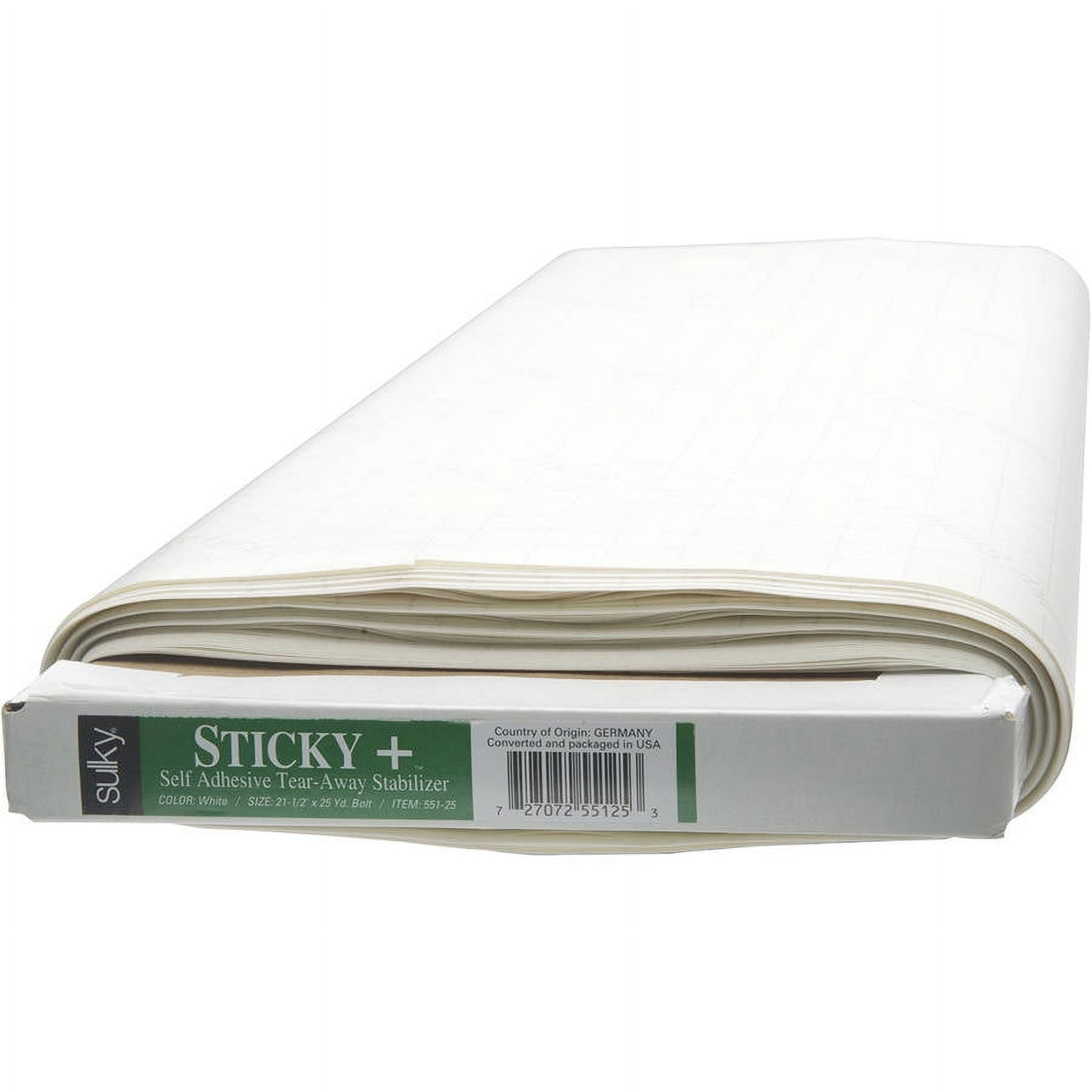 Sulky Sewing Sticky Self-Adhesive Tear-Away Stabilizer, 22.5" x 25 Yard ...