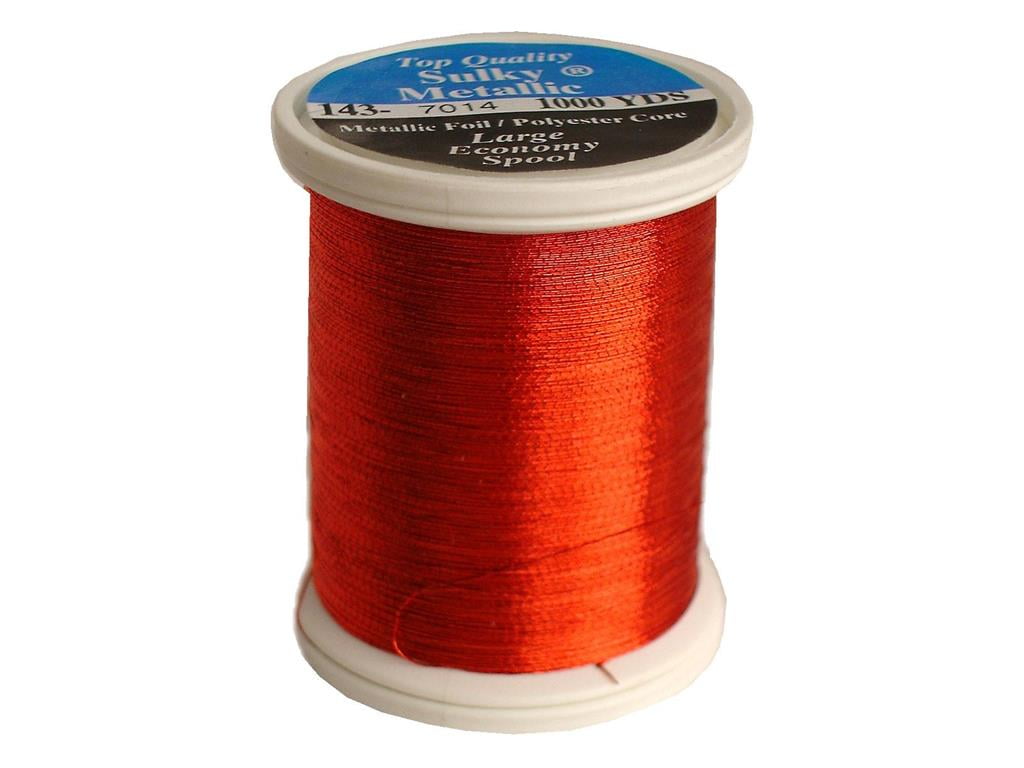 Sulky Metallic Thread King Size 1000yd Christmas Red - Walmart.com