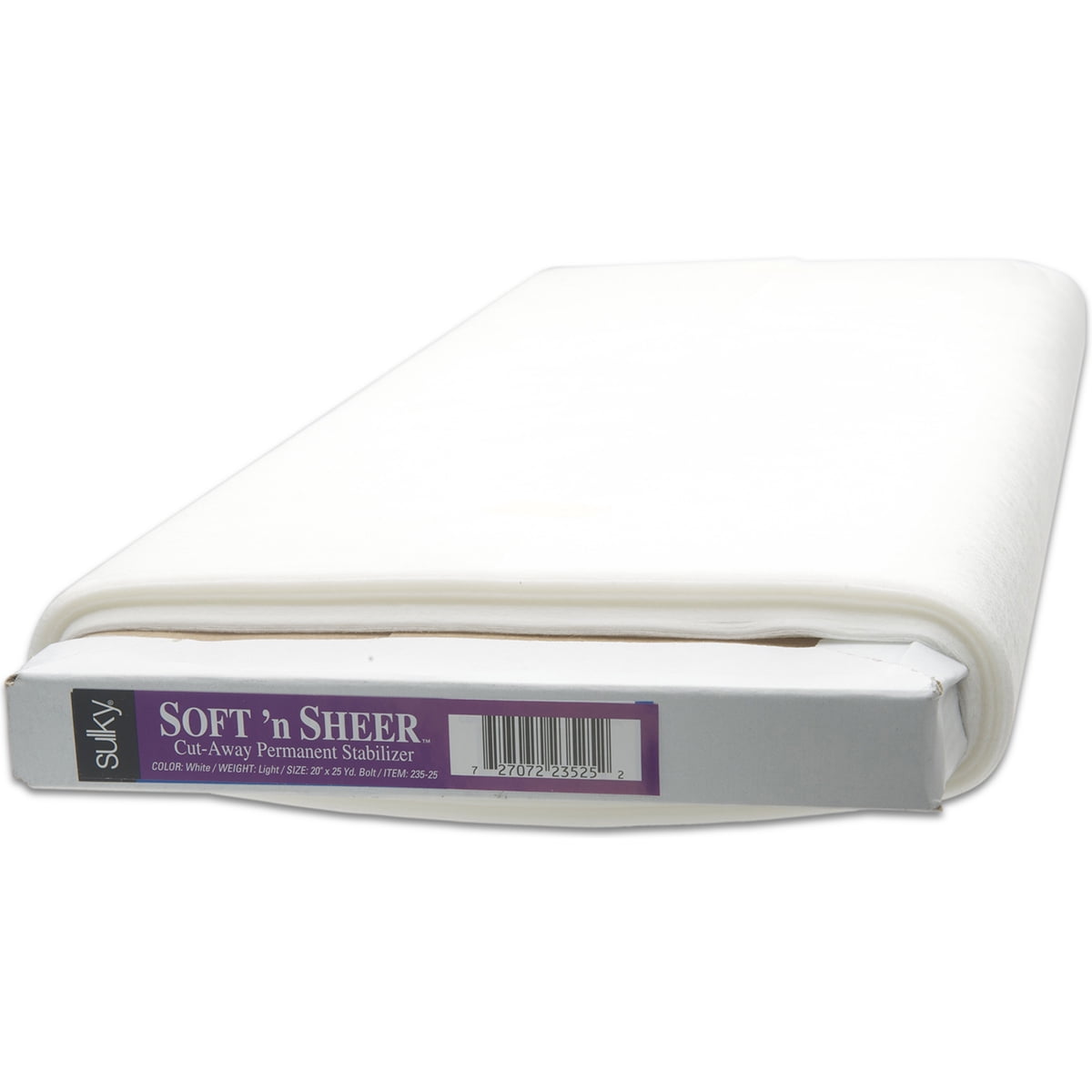 Sulky Soft & Sheer Cut-Away Permanent Stabilizer-20"X25Yd Fob: Mi ...