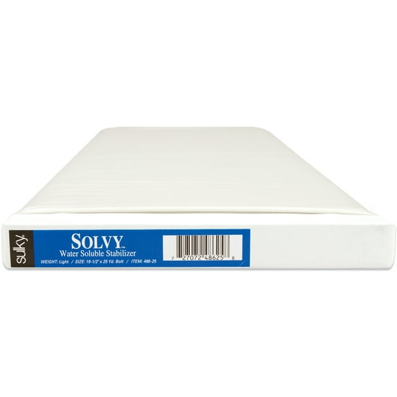 Sulky Solvy Water-Soluble Stabilizer-White 19.75"X25Yd Fob: Mi ...