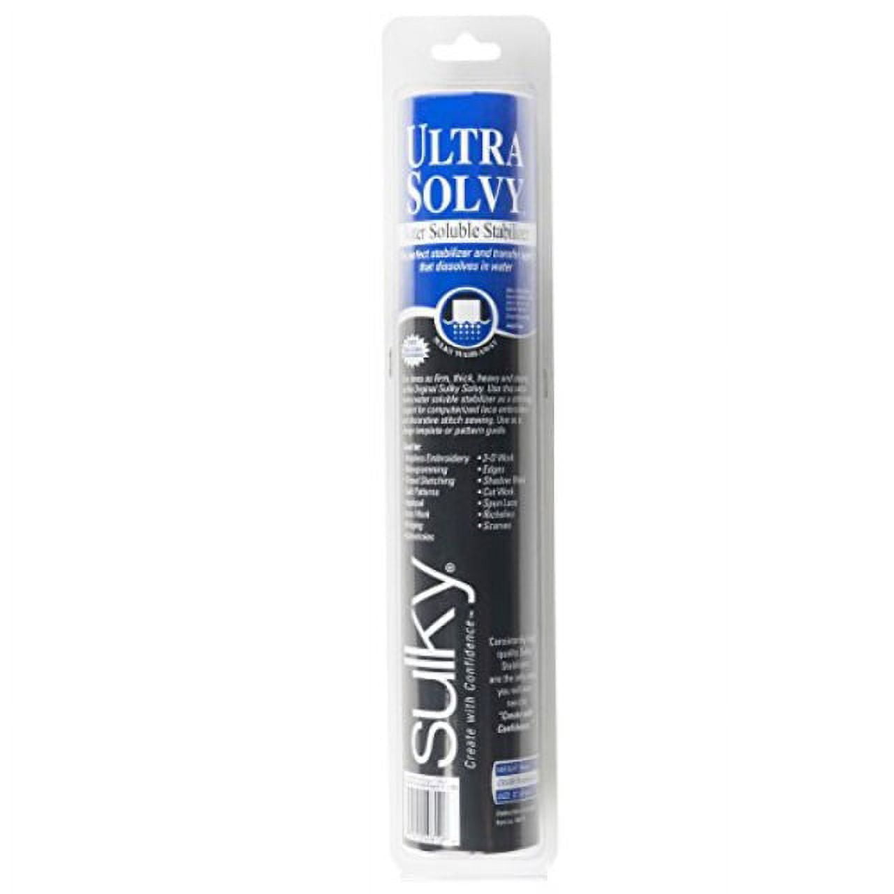 Sulky ULTRA Solvy Water Soluble Stabilizer (12" x 8 yd) - Walmart.com