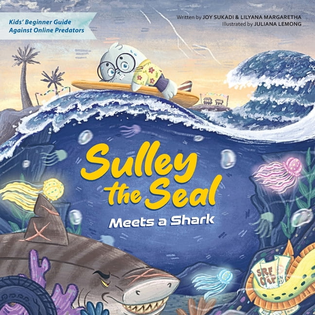 Sulley the Seal Surfing Adventures Sulley the Seal Meets a Shark: Kids ...