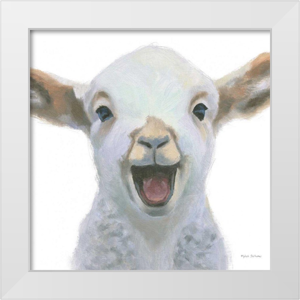Sullivan, Myles 12x12 White Modern Wood Framed Museum Art Print Titled ...