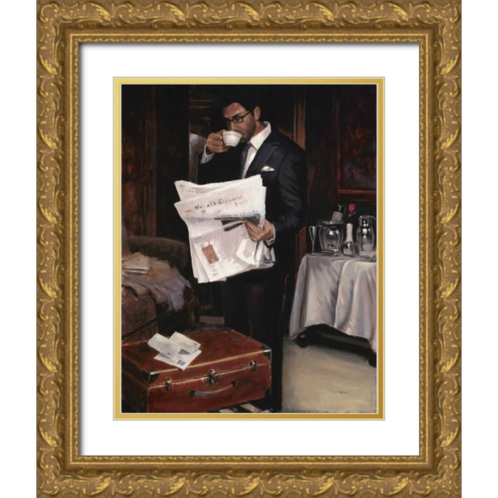 Sullivan, Myles 15x18 Gold Ornate Wood Framed with Double Matting ...