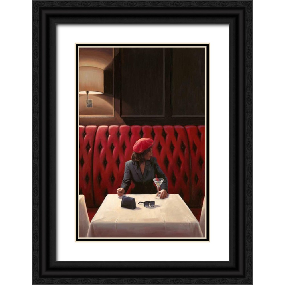 Sullivan, Myles 17x24 Black Ornate Wood Framed with Double Matting ...